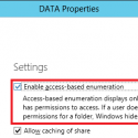 Enable Access-based enumeration in Windows Server 2012 – Jocha Blog